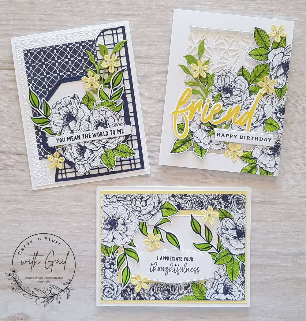 Serene Love DSP Cards — Cards 'n Stuff with Gail