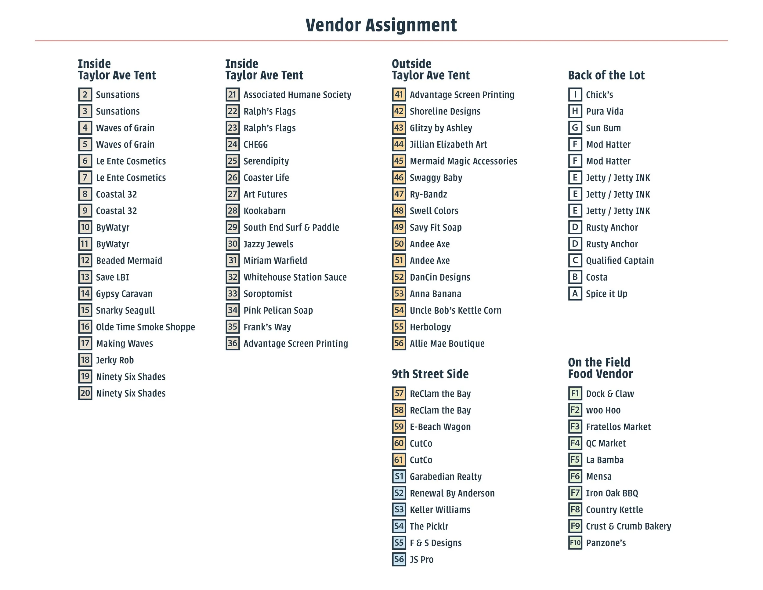 Event Maps — Beach Haven Chowder Cook-off