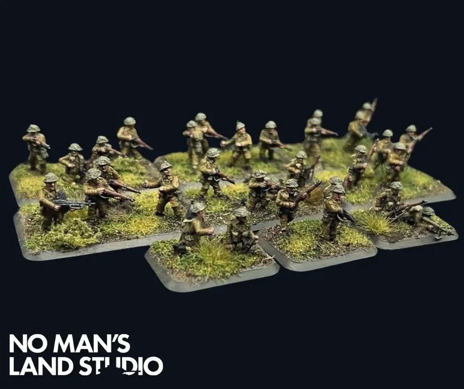 British & German Infantry Normandy 1944 — No Mans Land Studio