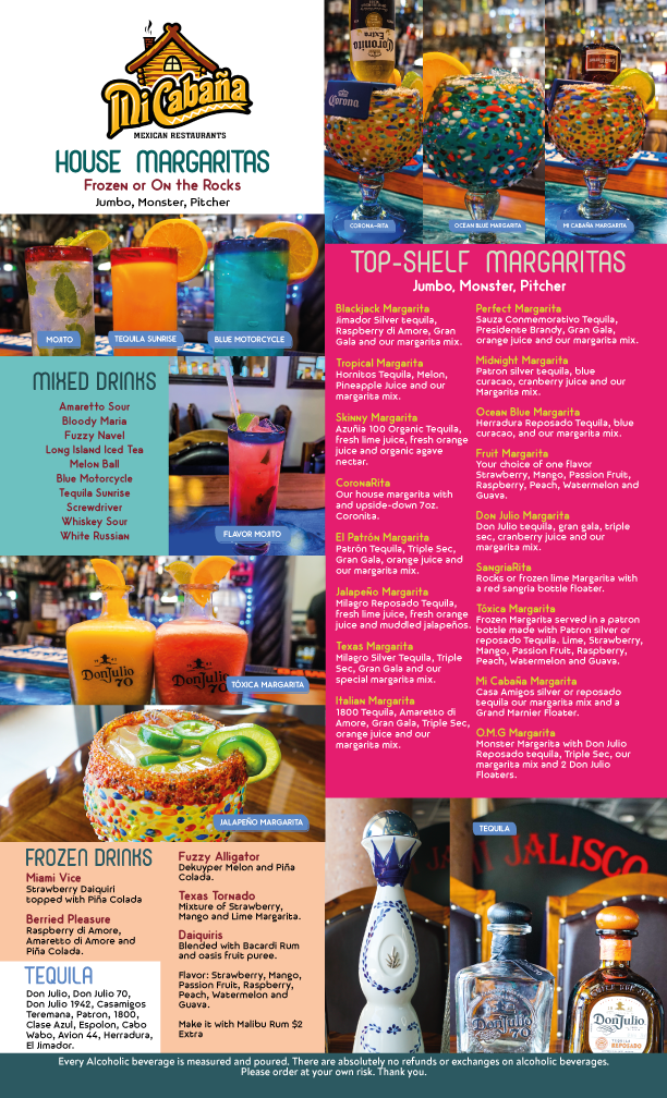 Menu — Mi Cabaña