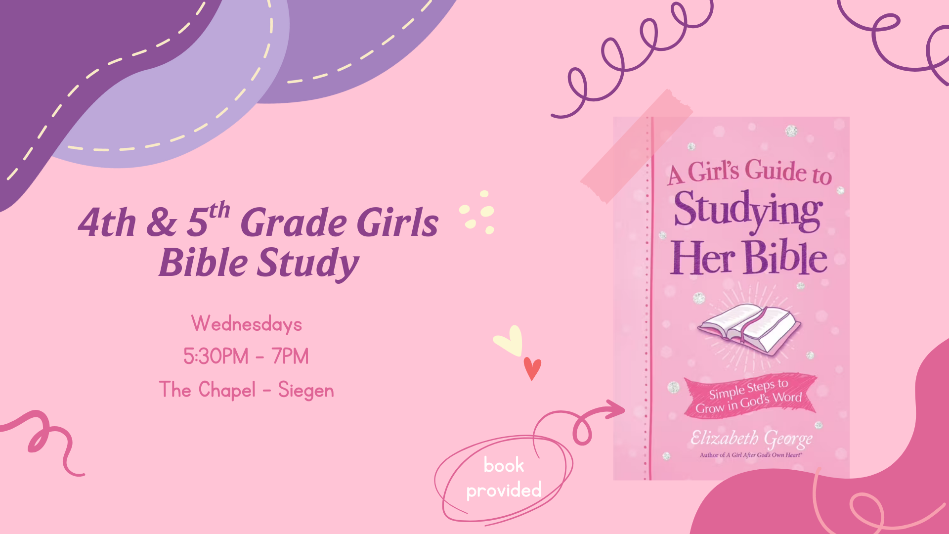 4th & 5th Grade Girls Bible Study — The Chapel Baton Rouge