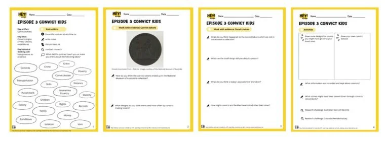 Episode 3 Convict kids — Hey History!