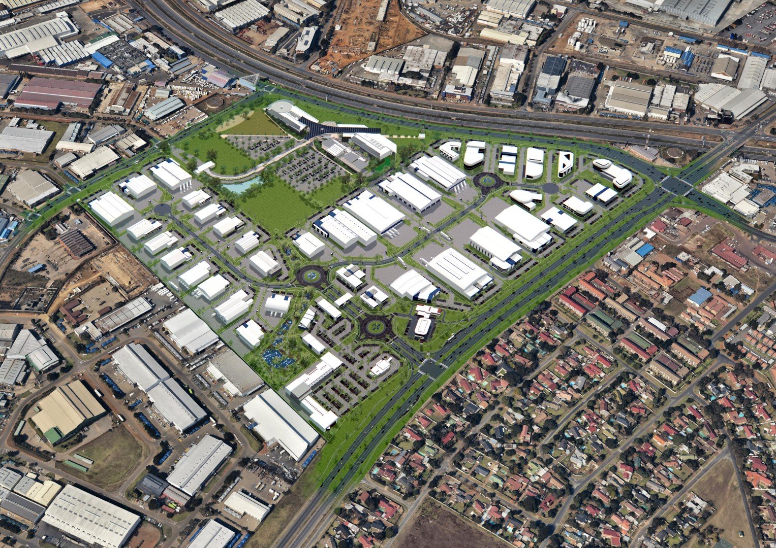Isando Project - Industrial Estates — Urban Scene Architecture and ...