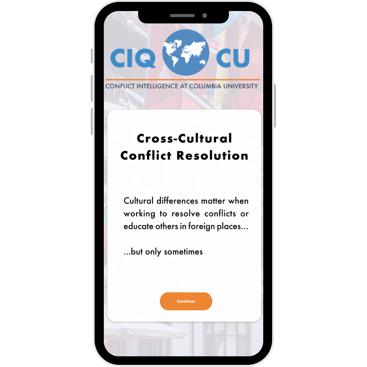 Cross Cultural CR App — Conflict Intelligence