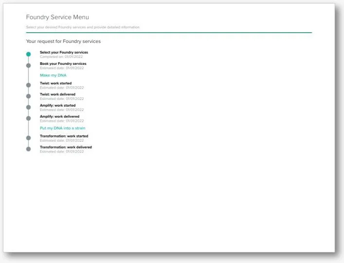 Foundry Service Catalog — Darek Bittner