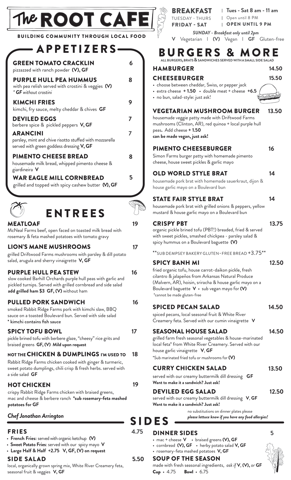 Breckenridge Village - West LR — The Root Cafe - Farm to Table Comfort ...