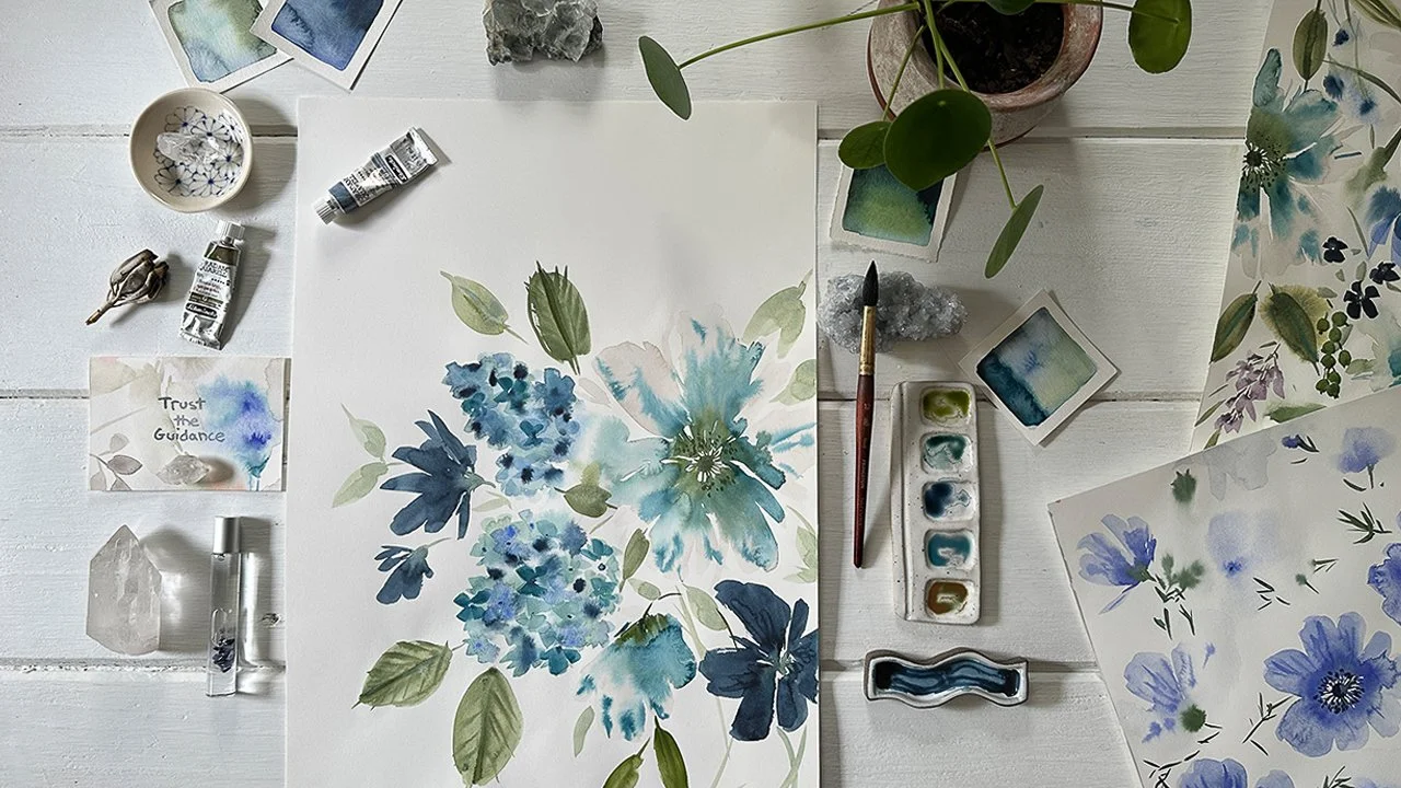 Advanced Intuitive Watercolor Florals — Stephanie Ryan