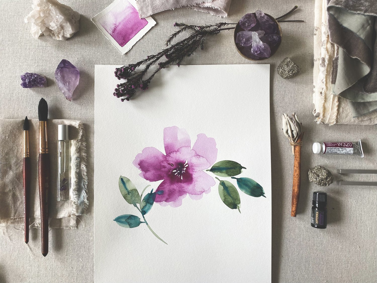 Intuitive Watercolor Florals — Stephanie Ryan