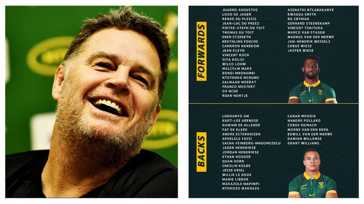 Springboks news: Rassie Erasmus charges into the 2025 Test season with ...