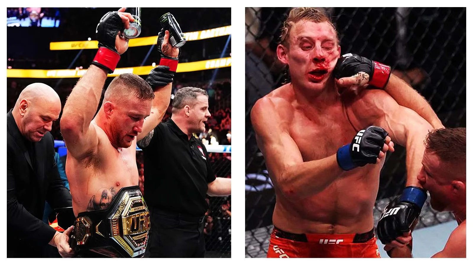 UFC 324 main event reaction: Justin Gaethje defeats valiant Paddy ...
