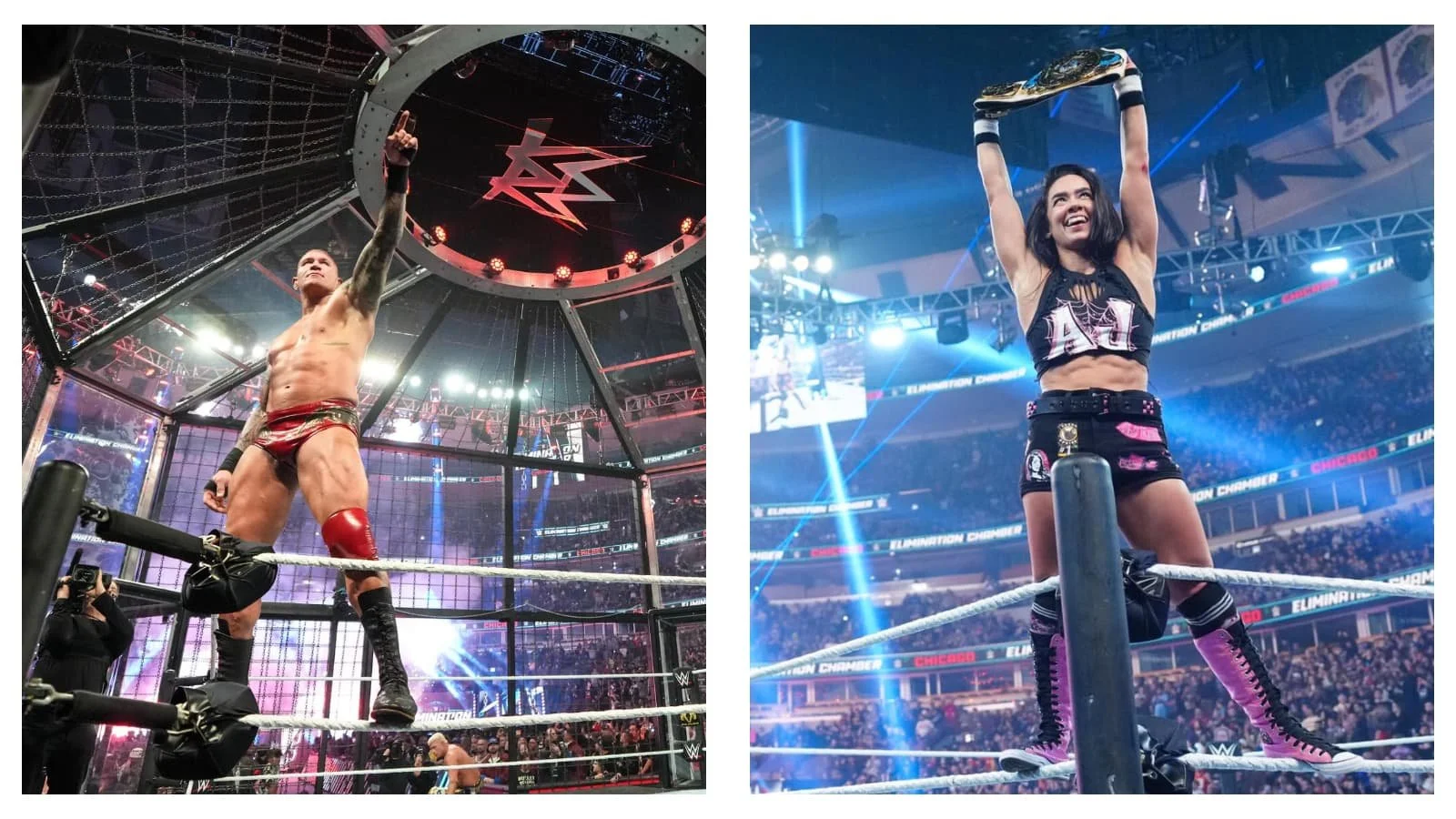 Wrestling news: Randy Orton, AJ Lee shine in Elimination Chamber as ...