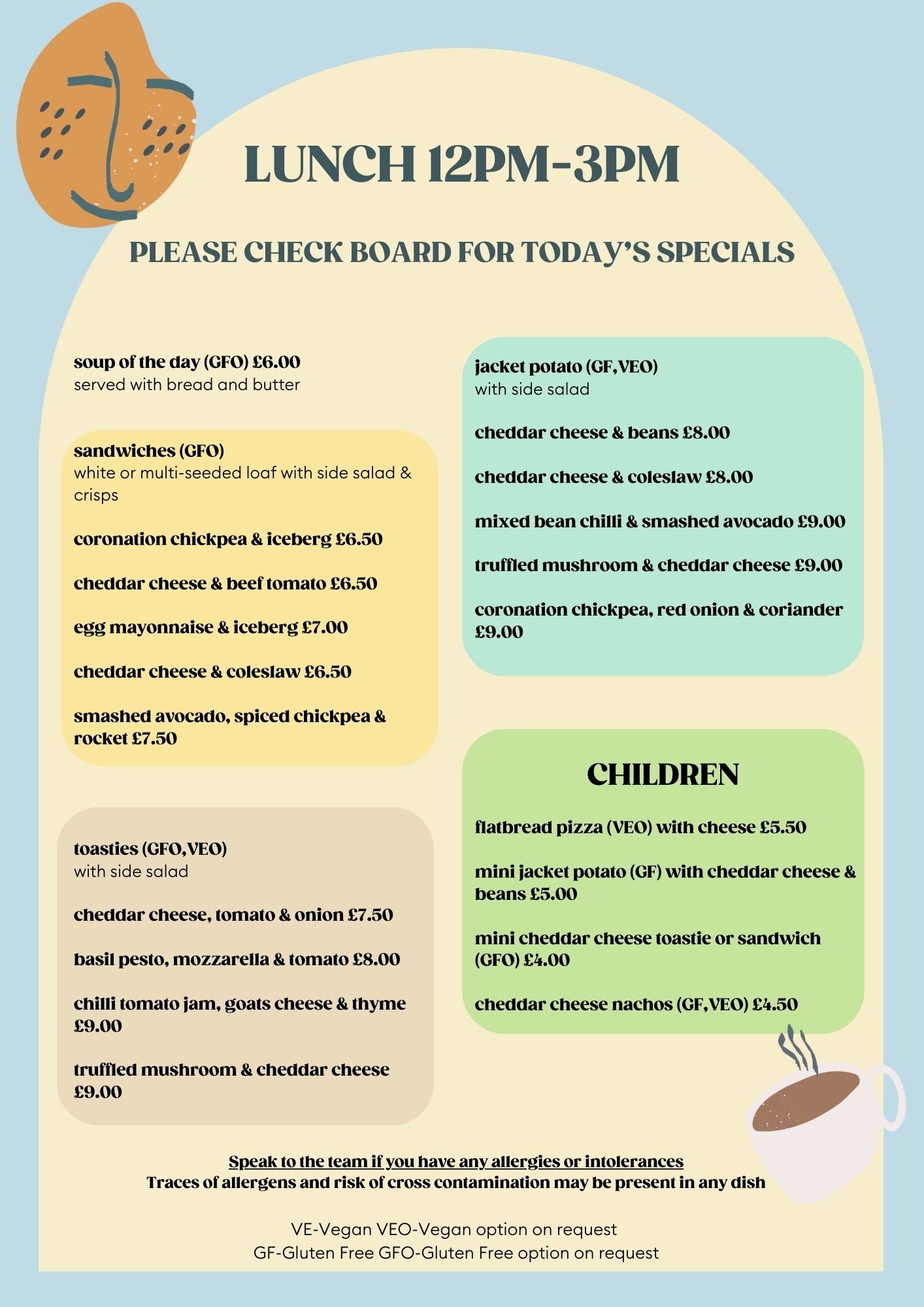 Menu — Human Kind Cafe
