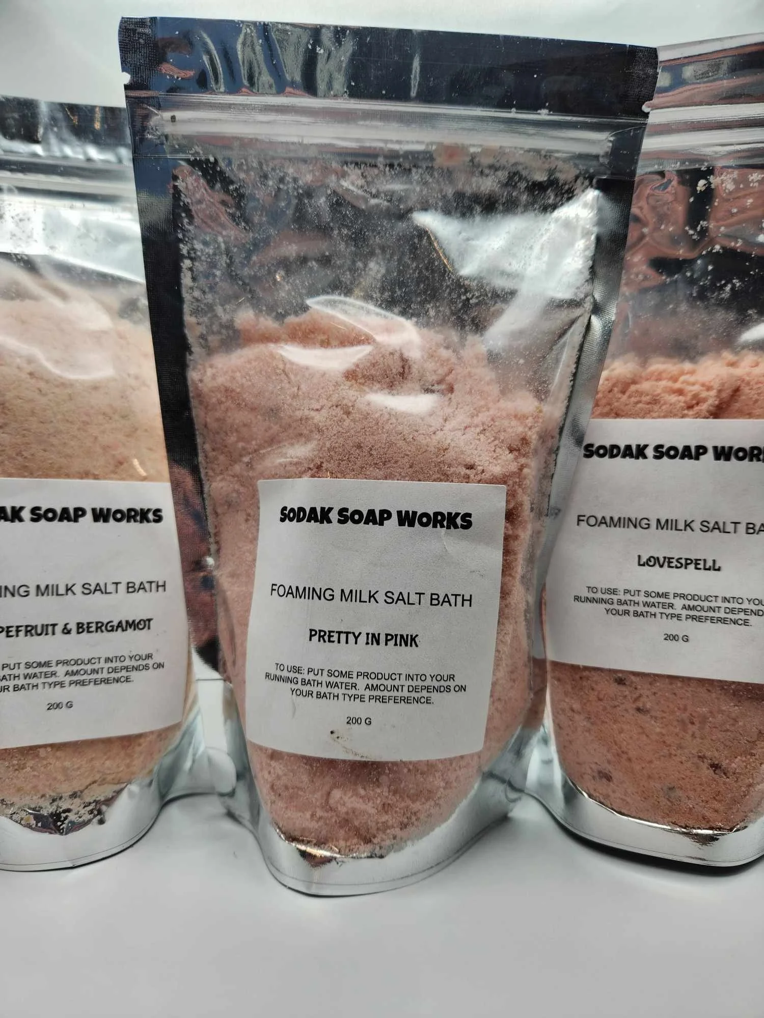 Foaming Milk Salt Bath — SoDak Soap Works