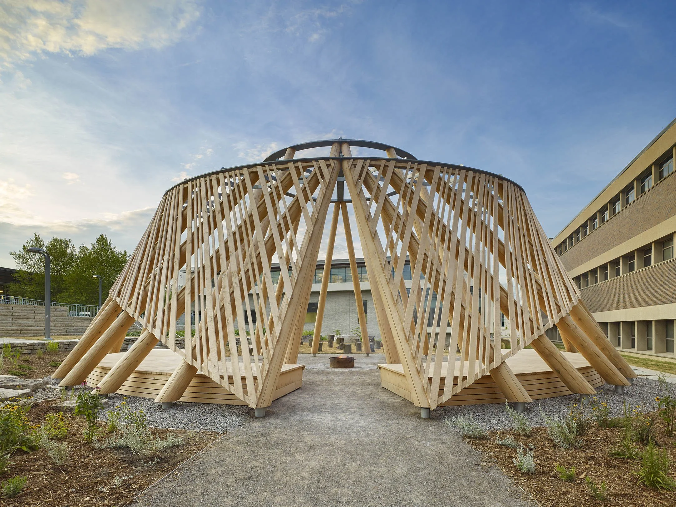Hoop Dance Indigenous Gathering Place at Mohawk College — Brook McIlroy