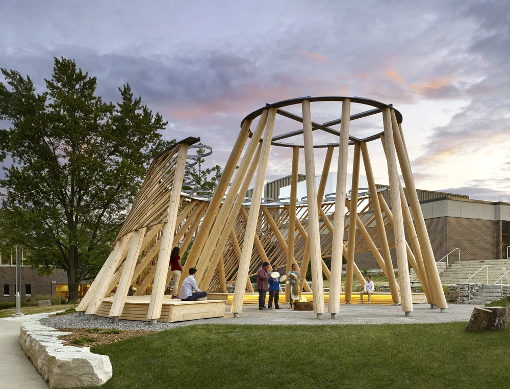 Hoop Dance Indigenous Gathering Place at Mohawk College — Brook McIlroy