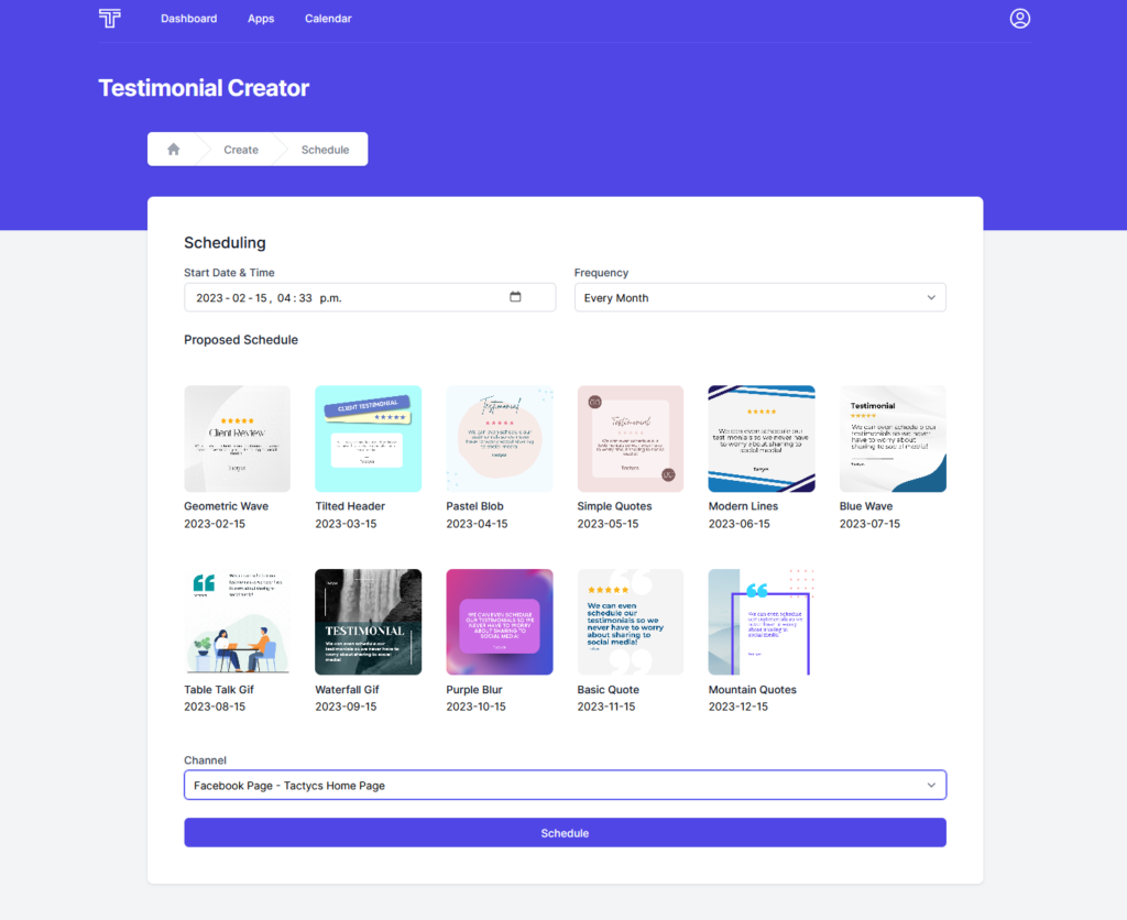 25 Testimonial Templates That Get Automatically Created For You — Tactycs