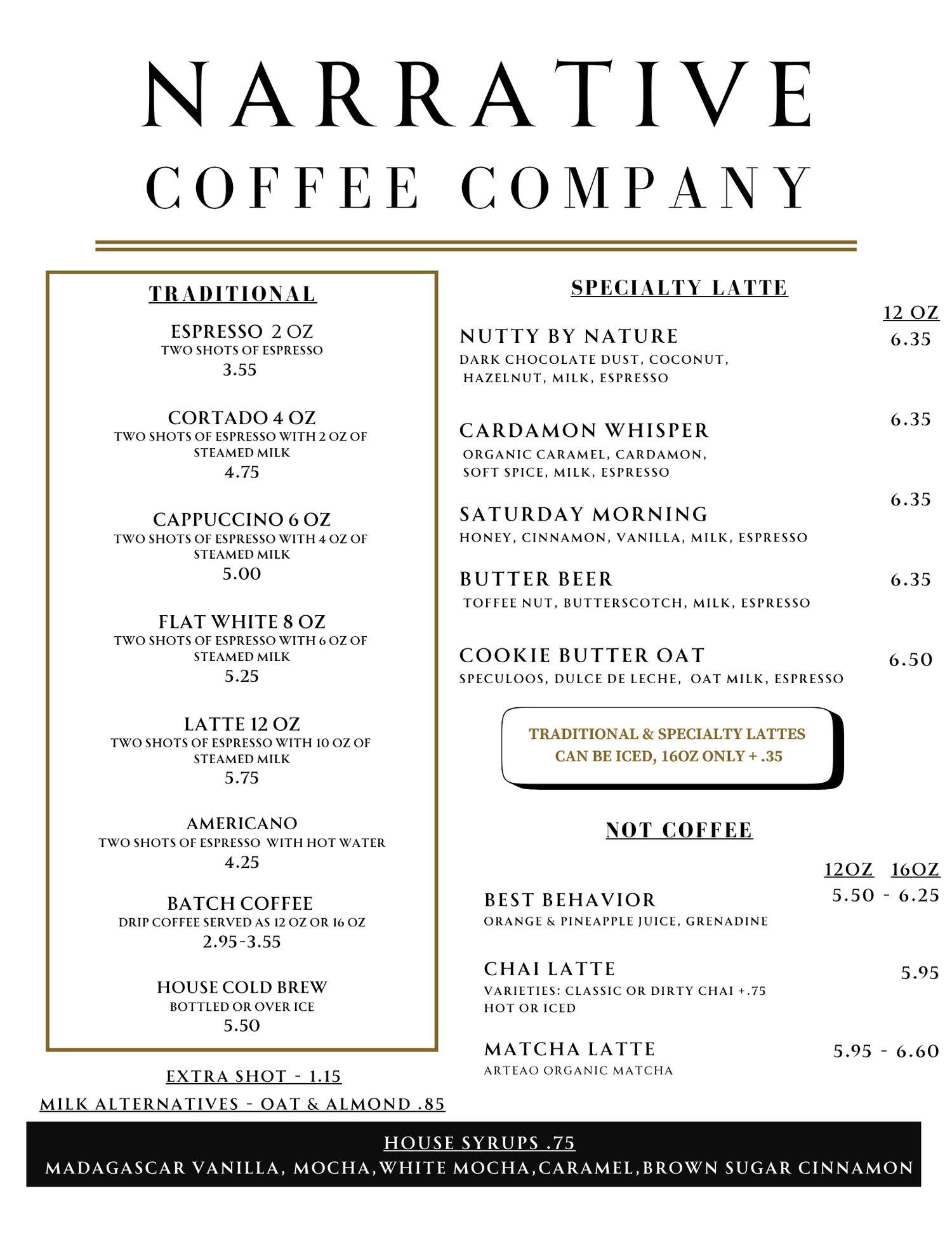 Menu | Discover Quality Coffee — Order Now Specialty coffee shop in ...