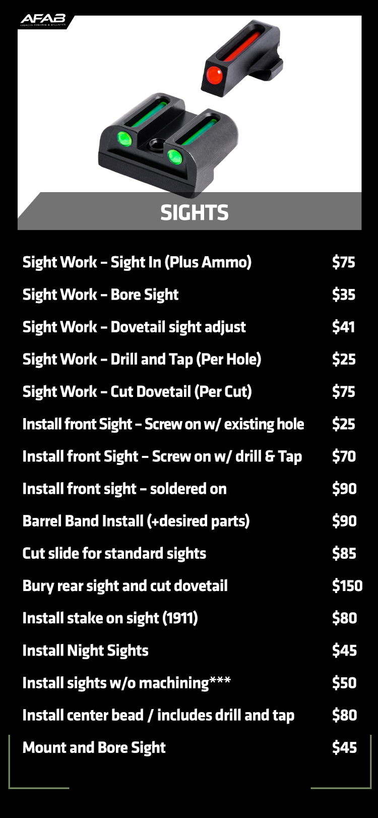 Gunsmith — AFAB Firearms