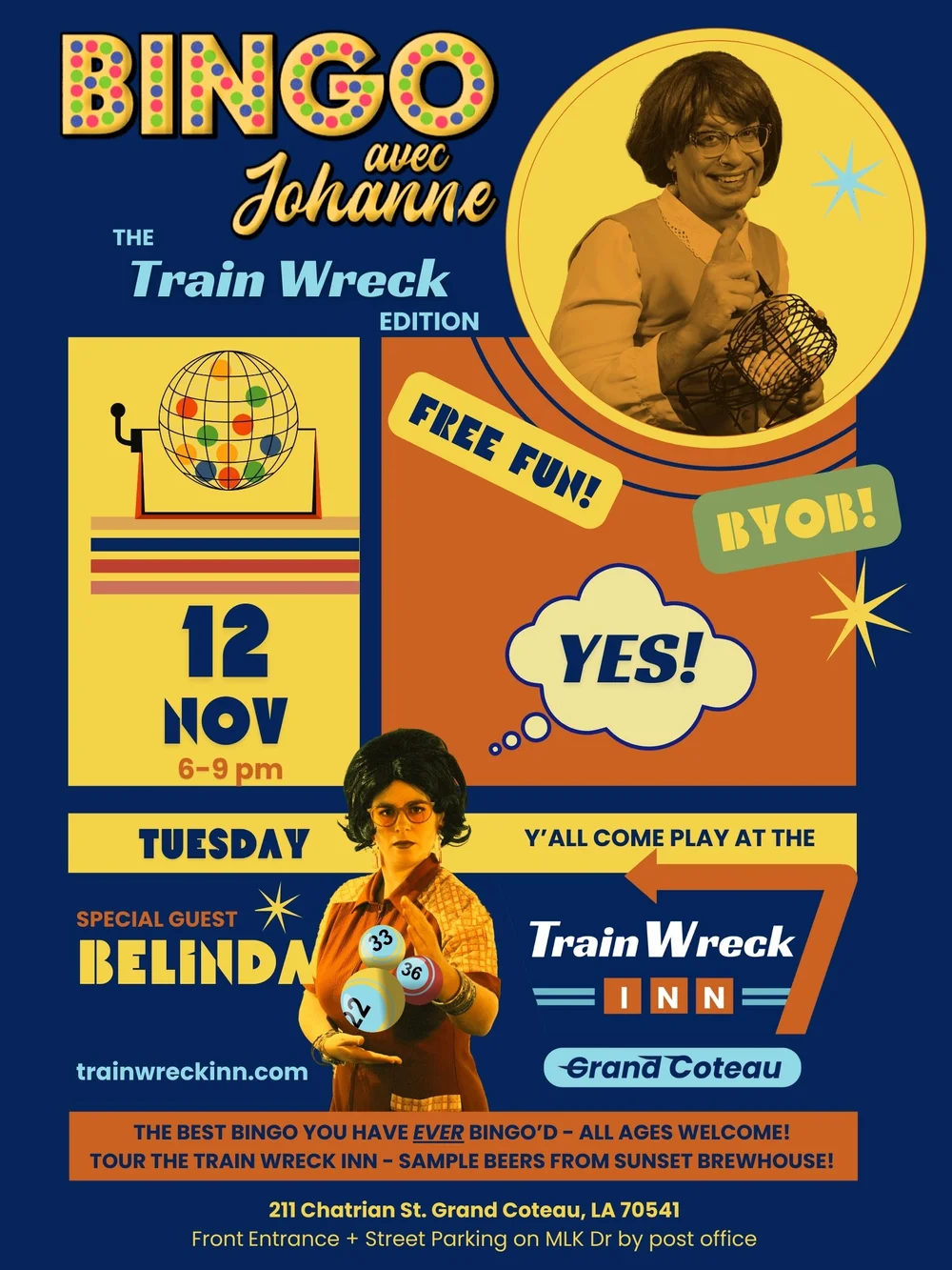 Upcoming Events — Train Wreck Inn
