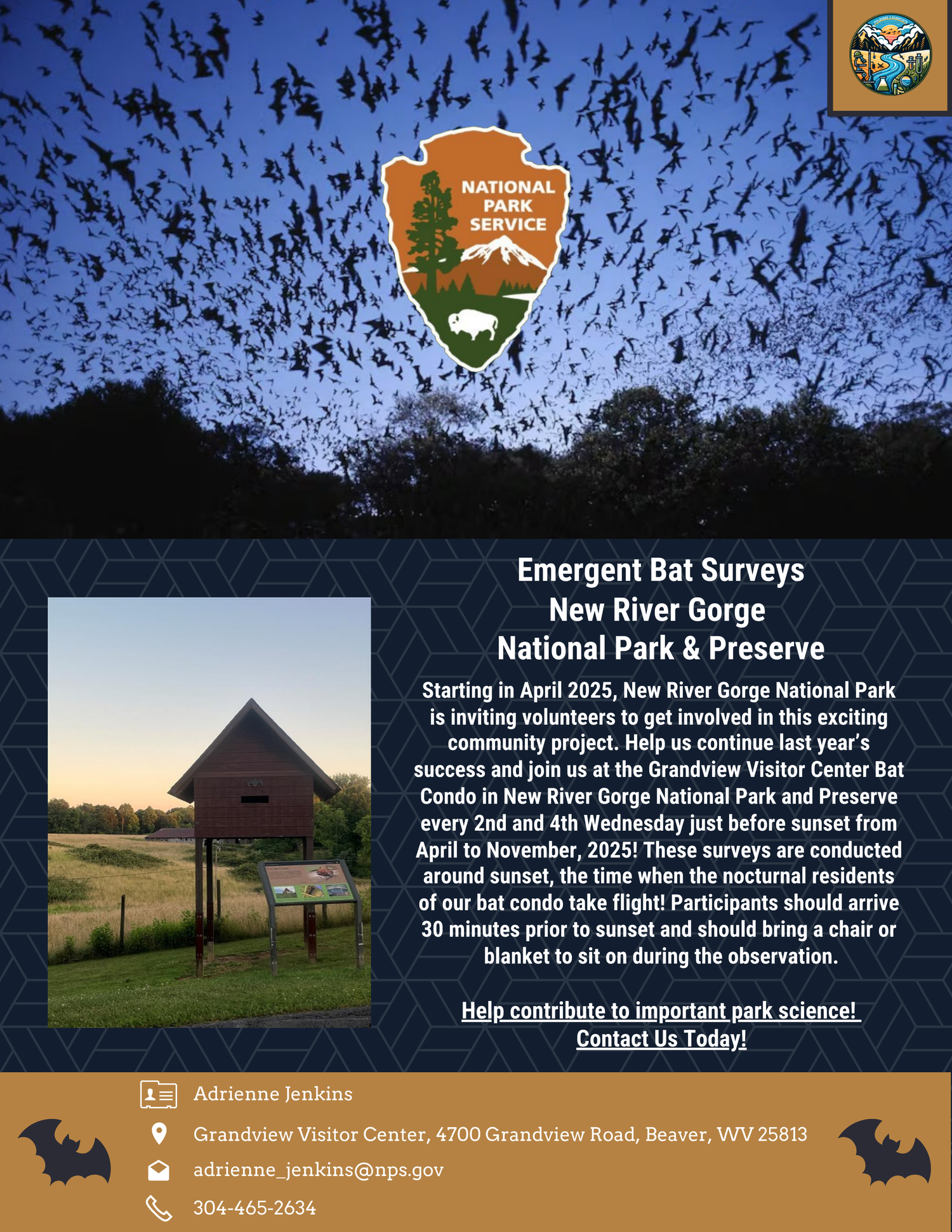 New River Gorge National Park and Preserve Emergent Bat Surveys ...