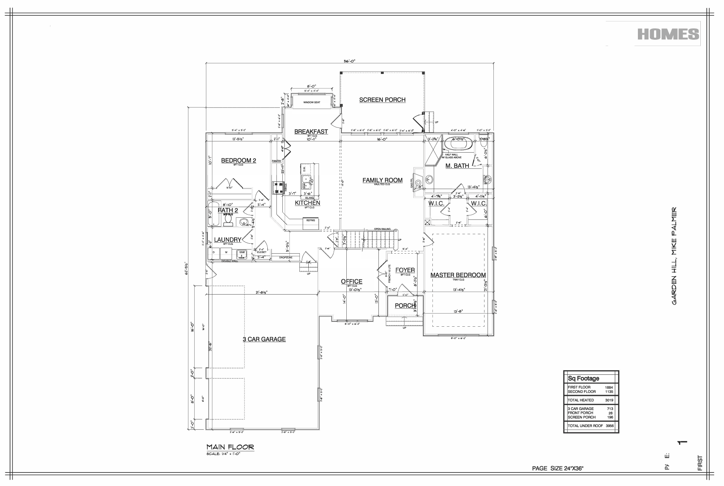 Floor Plan — Mike Palmer Homes