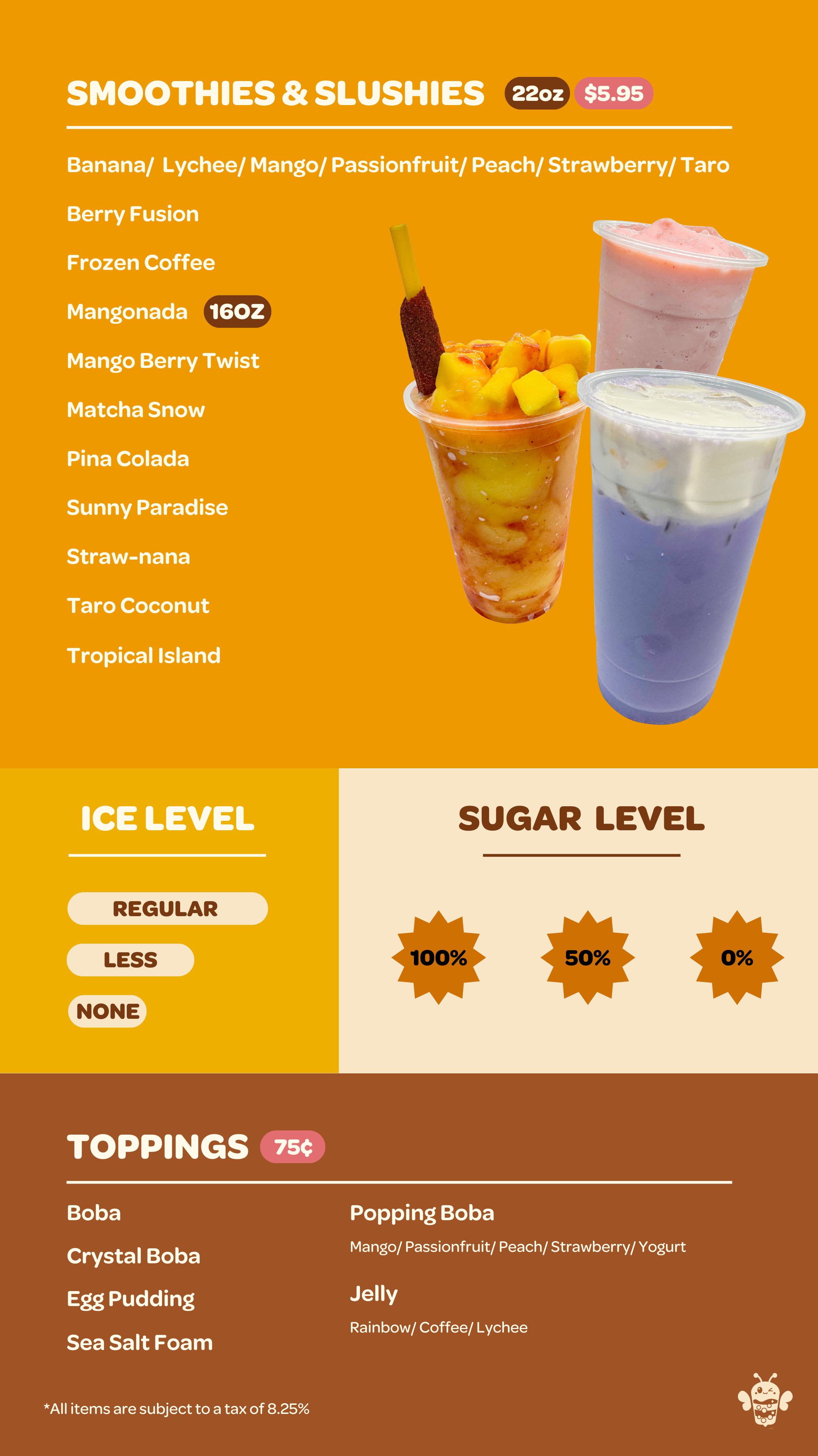 Menu — Busy Bee Boba