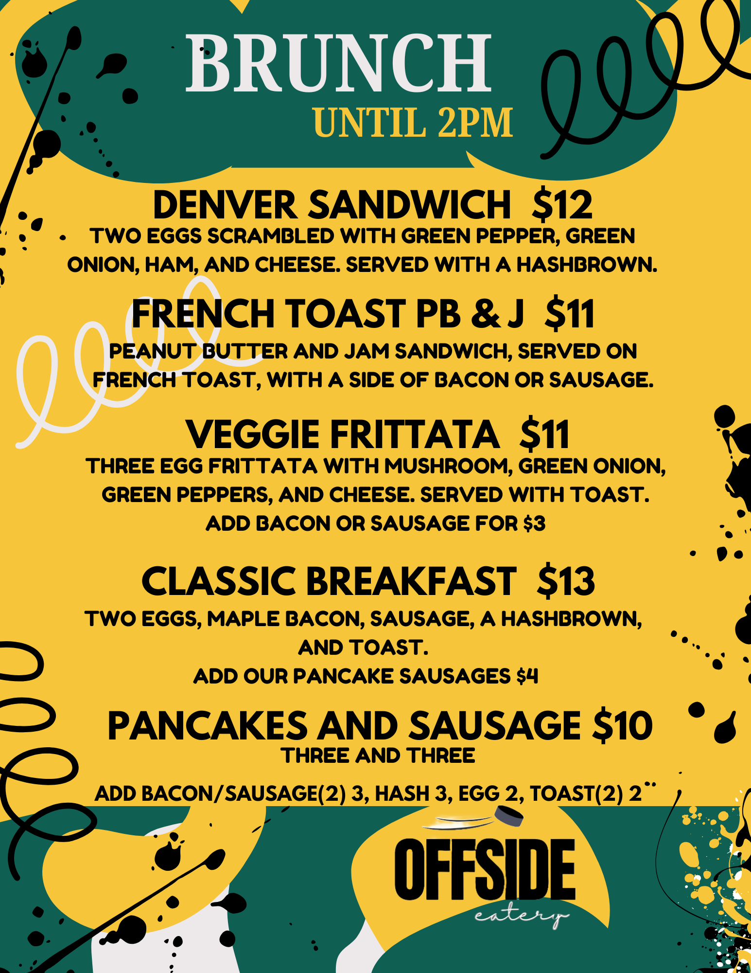 Menus — OFFSIDE PUB & EATERY