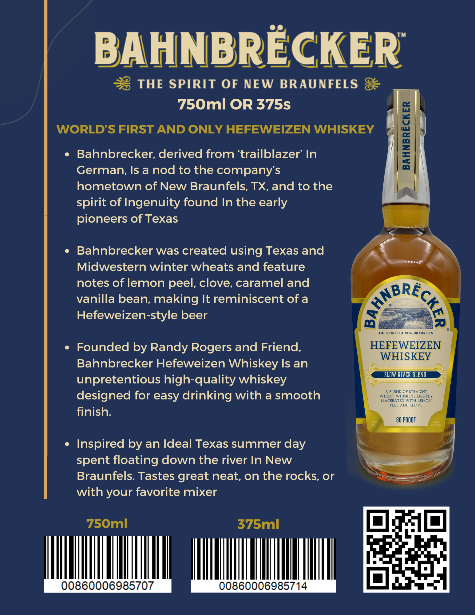 TRADE — Bahnbrecker - The Spirit of New Braunfels