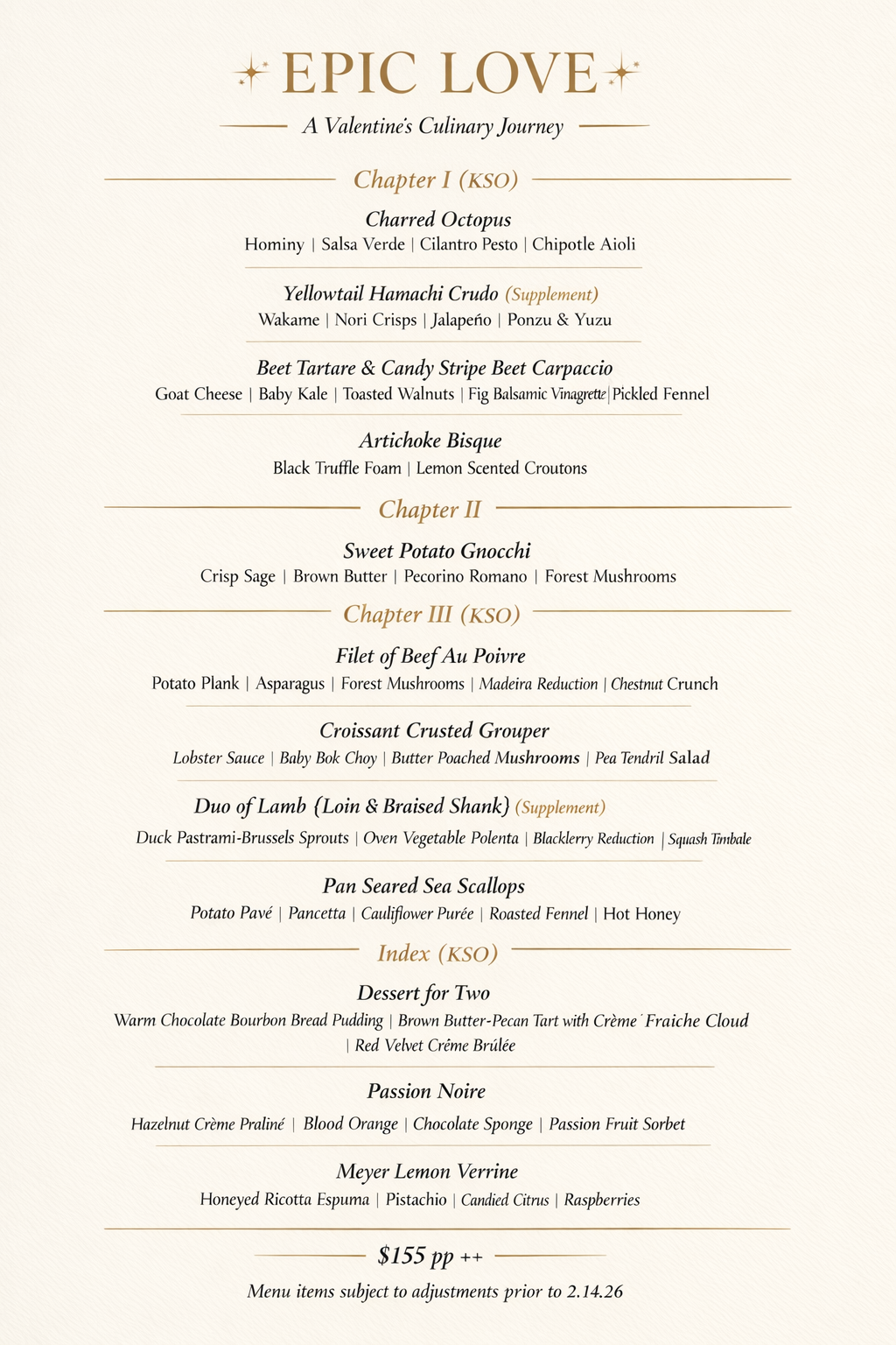 General 1 — EPI© RESTAURANT