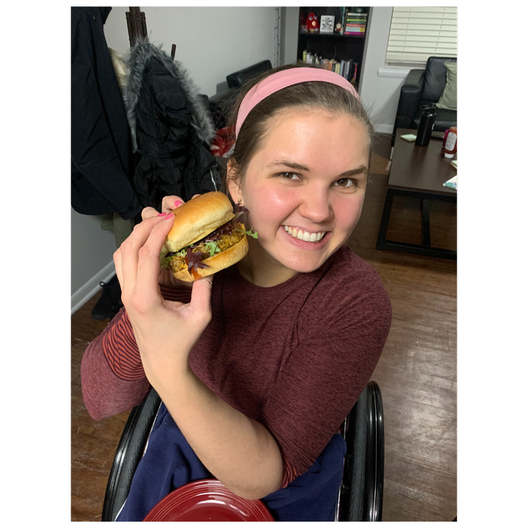 Eva & Rachel Participate in Veguary: BBQ Chickpea Burgers — kellyskitchen