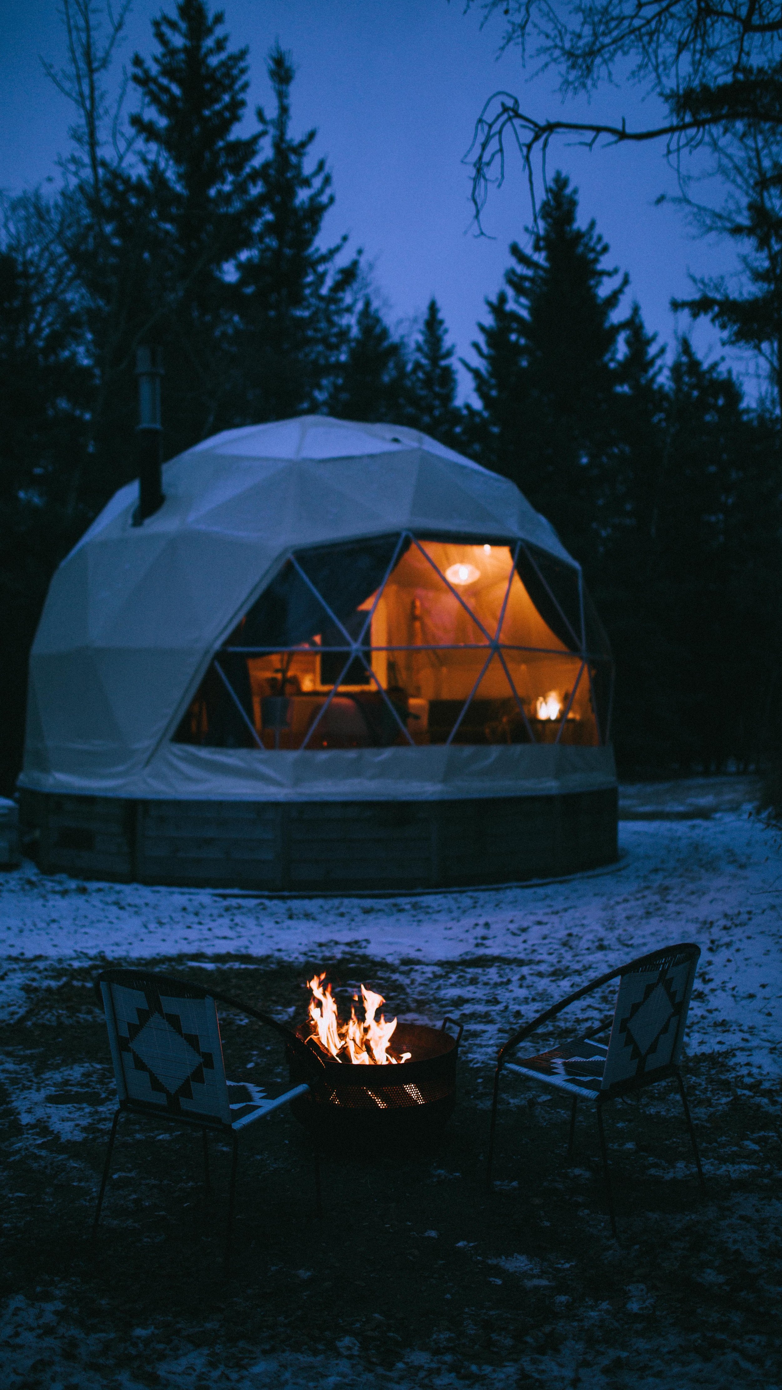 Escape to Alberta: Enjoy Geo Dome, Yurt, Cabin, RV & Vanlife Getaways ...