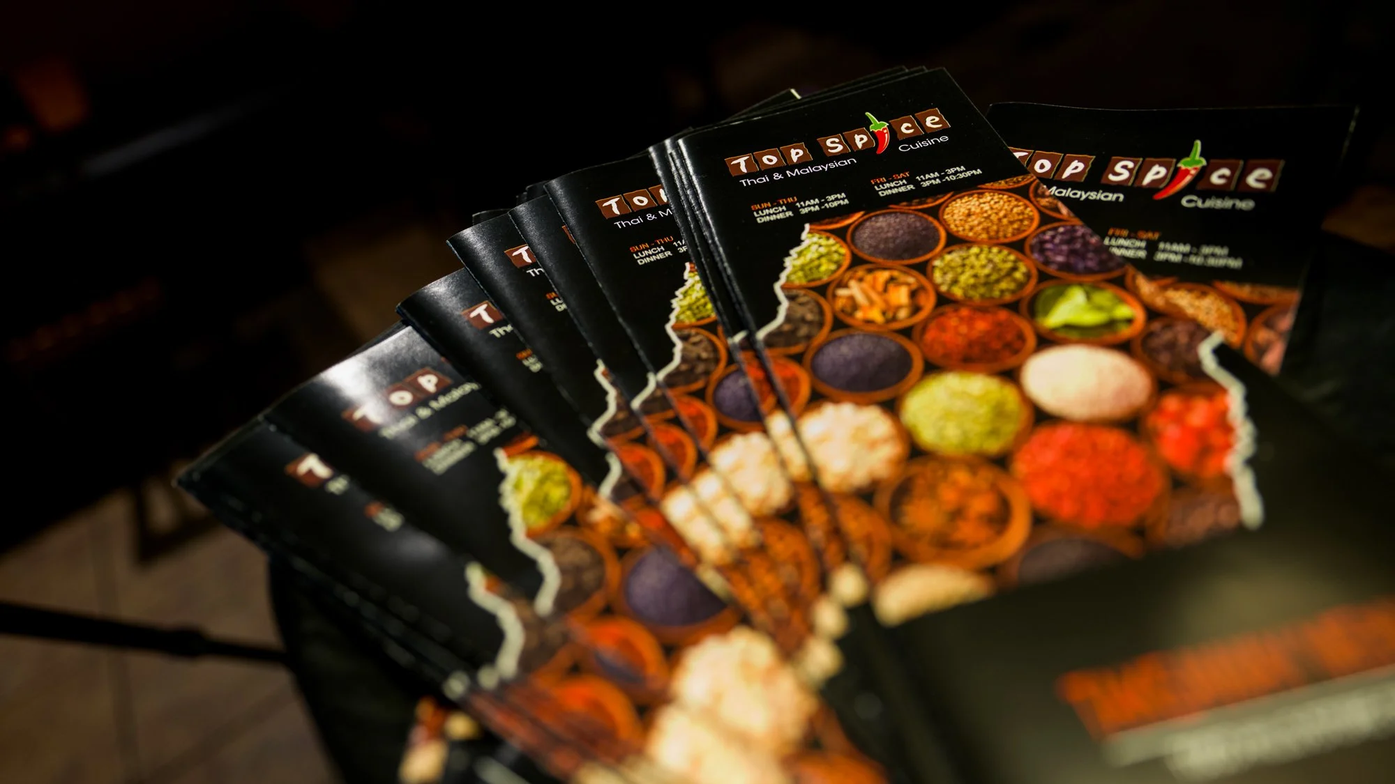 Lunch Menu — Top Spice