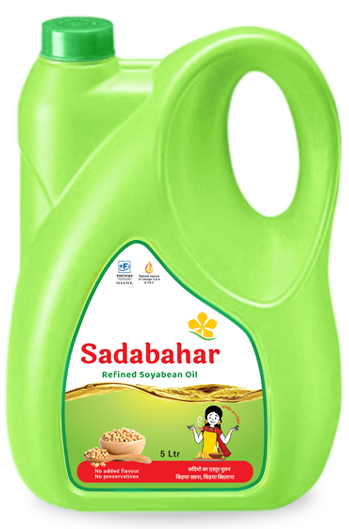 Sadabahar Oil | Organic Mustard & Refined Soyabean Oil & Soya Chunks