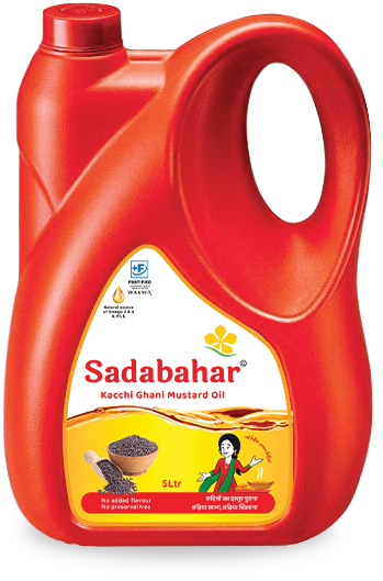 Sadabahar Oil | Organic Mustard & Refined Soyabean Oil & Soya Chunks