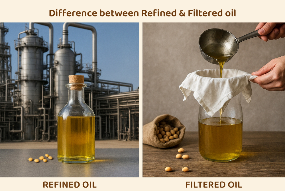 What is the Difference Between Refined and Filtered Oil? - Sadabahar Oil