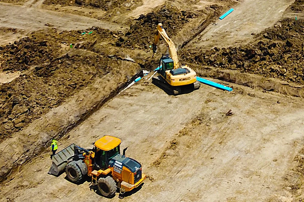 Wet Utilities Installation — Venus Construction