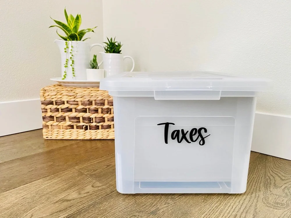 How to Organize Tax Papers and Make Filing a Breeze — Balanced Home ...