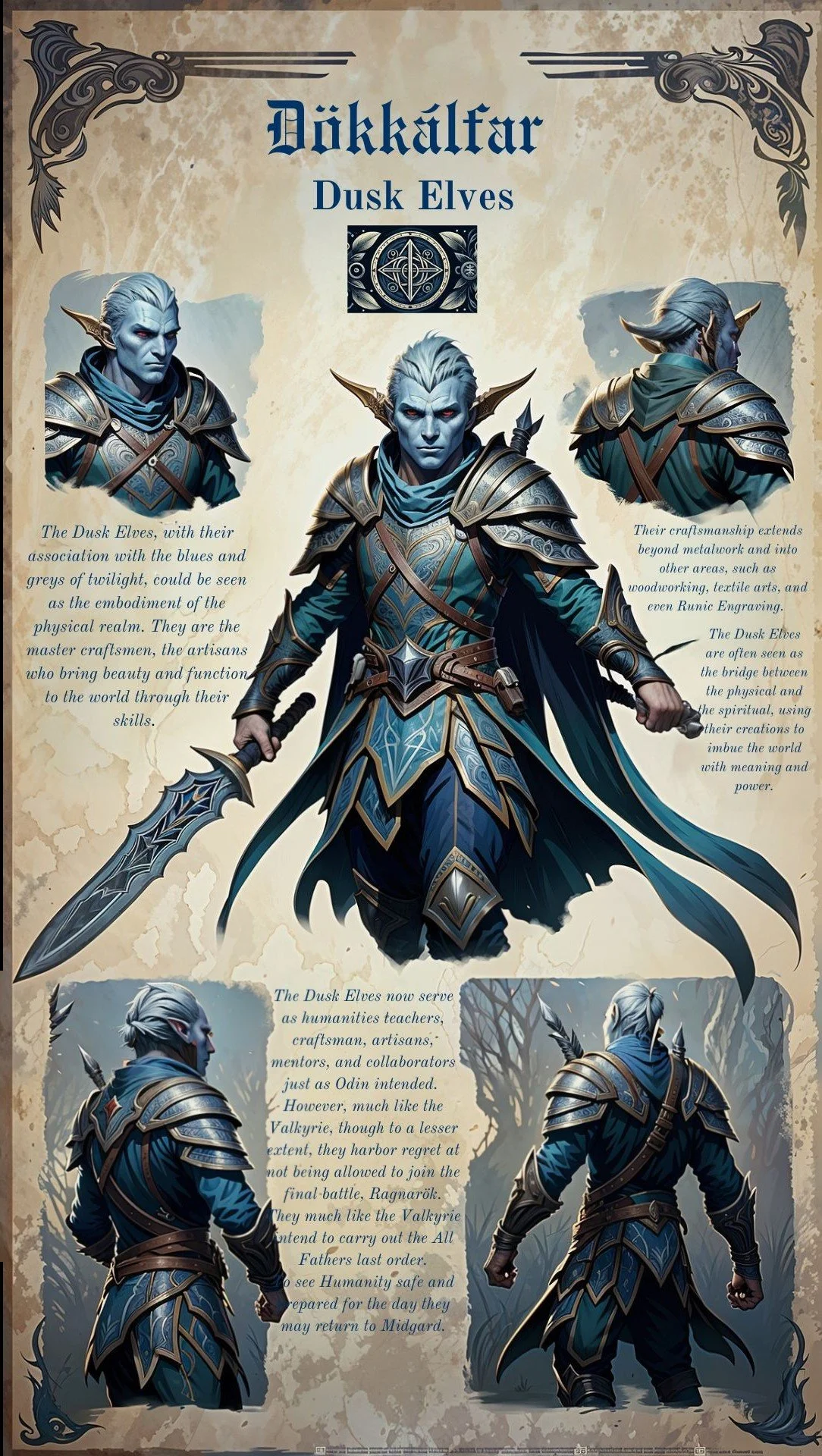 The Alfar (Dusk and Dawn Elves) — New Asgard