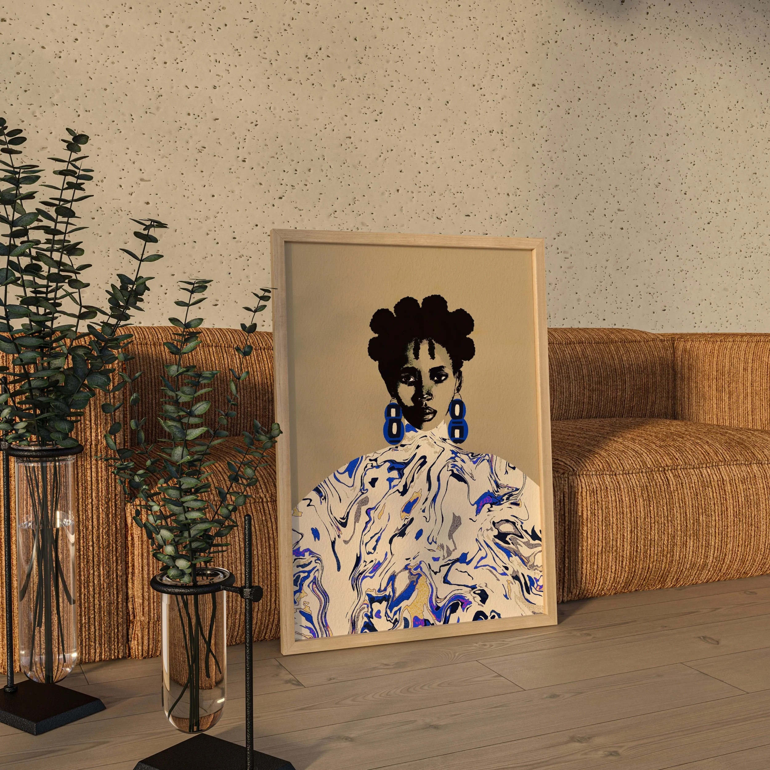 Jenee Art Print | Black Woman Portrait | The Phoenix Palms — The ...