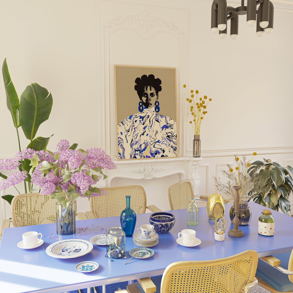 Jenee Art Print | Black Woman Portrait | The Phoenix Palms — The ...