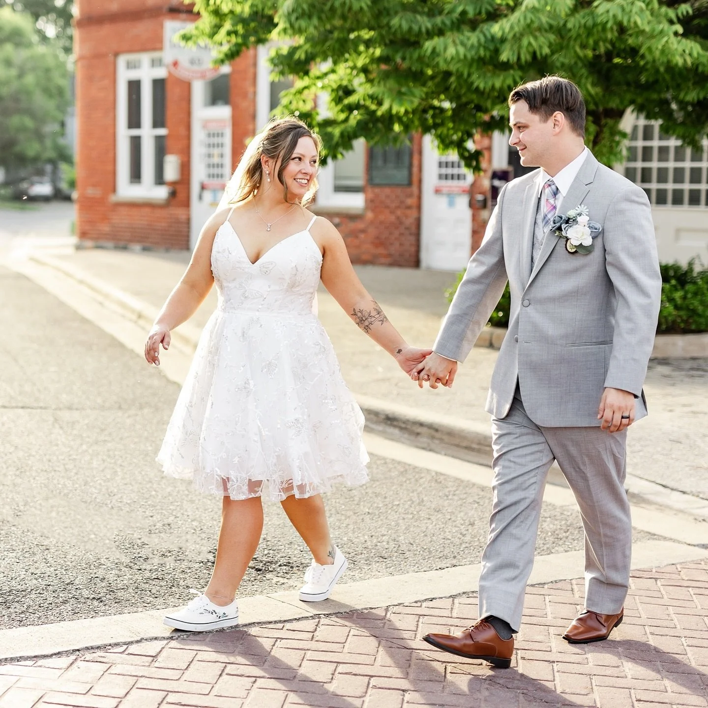 Sam + Patrick | Downtown Brighton, Michigan — Kandra Lynn Photography