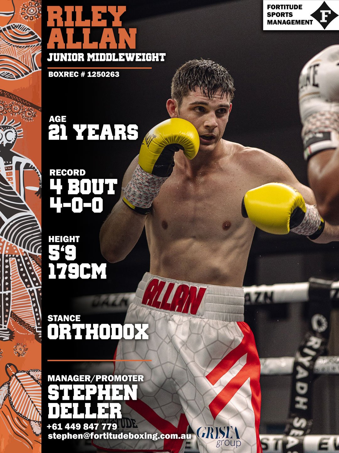 Professional Page - Riley Allan — Fortitude Boxing Gym