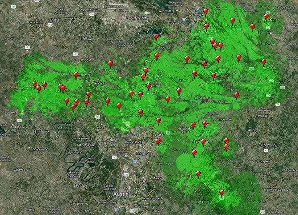Coverage Area — SOS Communications