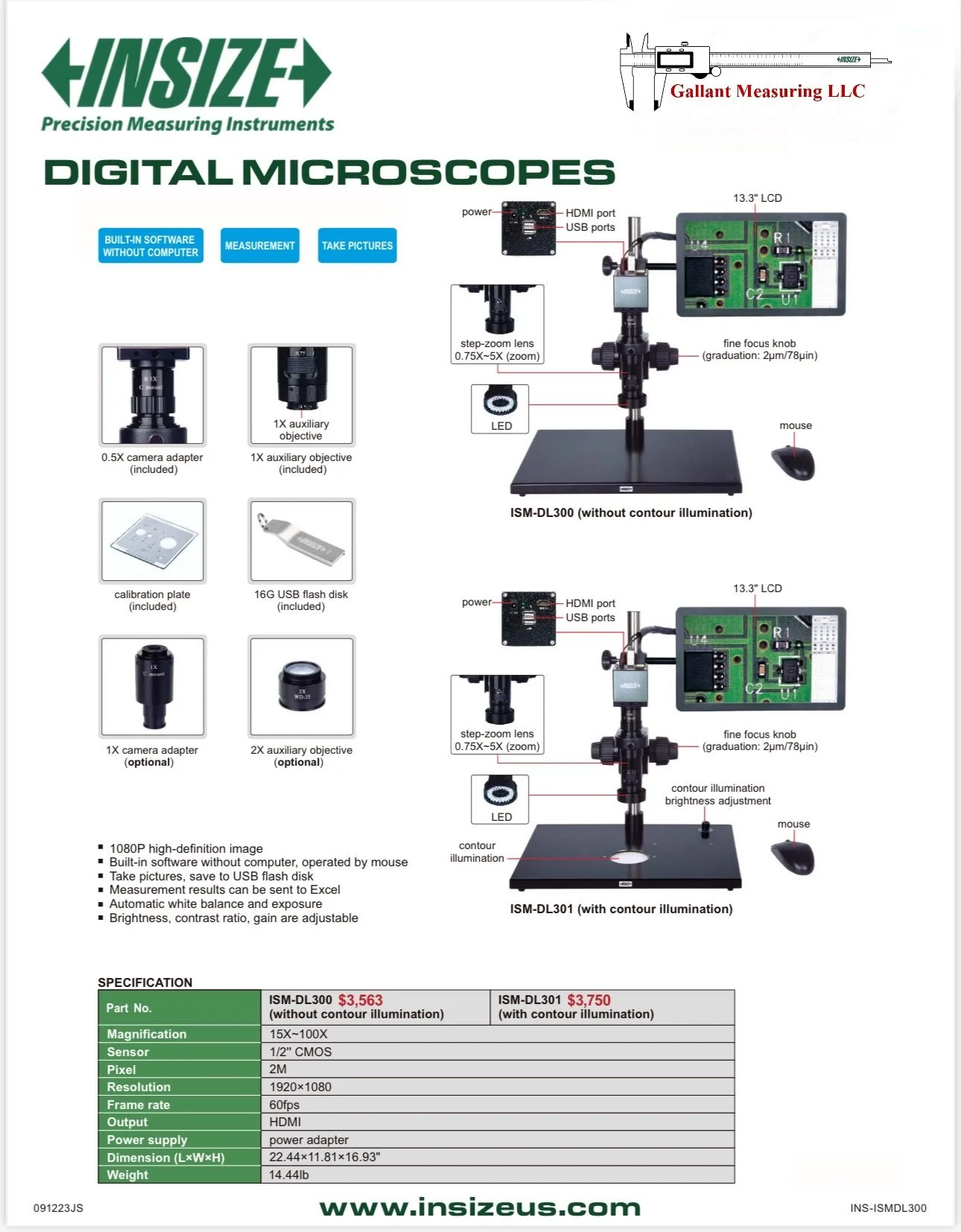 INSIZE Precision Tools — Gallant Measuring, LLC
