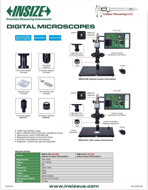 INSIZE Precision Tools — Gallant Measuring, LLC