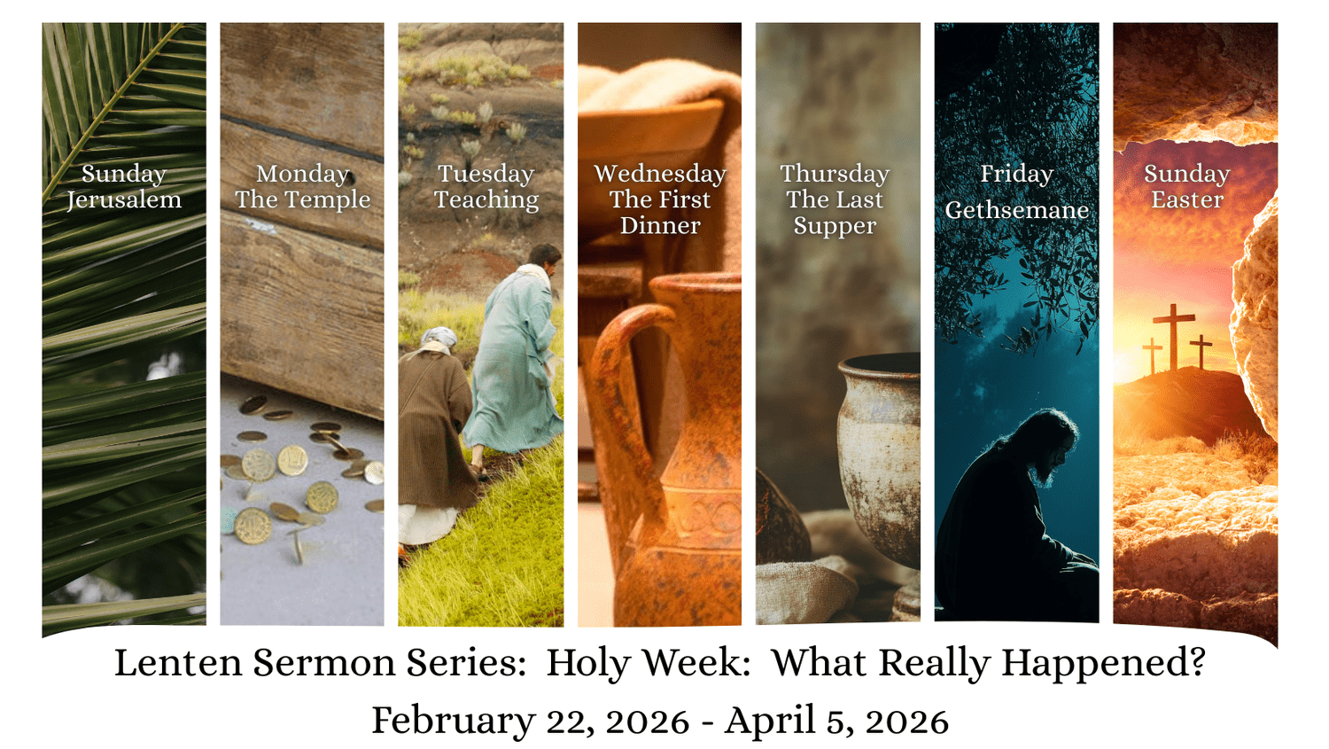 Lenten Sermon Series Holy Week: What Really Happened? — Trinity United ...