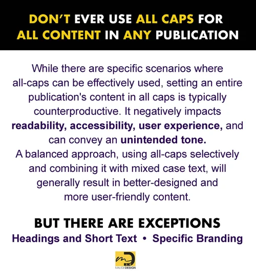 The use of All caps. When to use words written only in capital letters ...