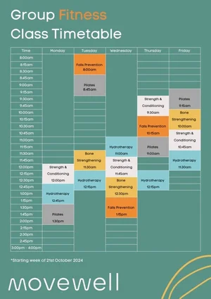 Seniors exercise classes | Movewell