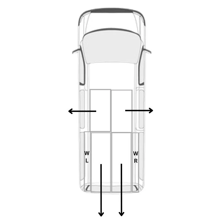 Toyota Hiace Van drawer and shelving system. Hiace heavy duty roller ...