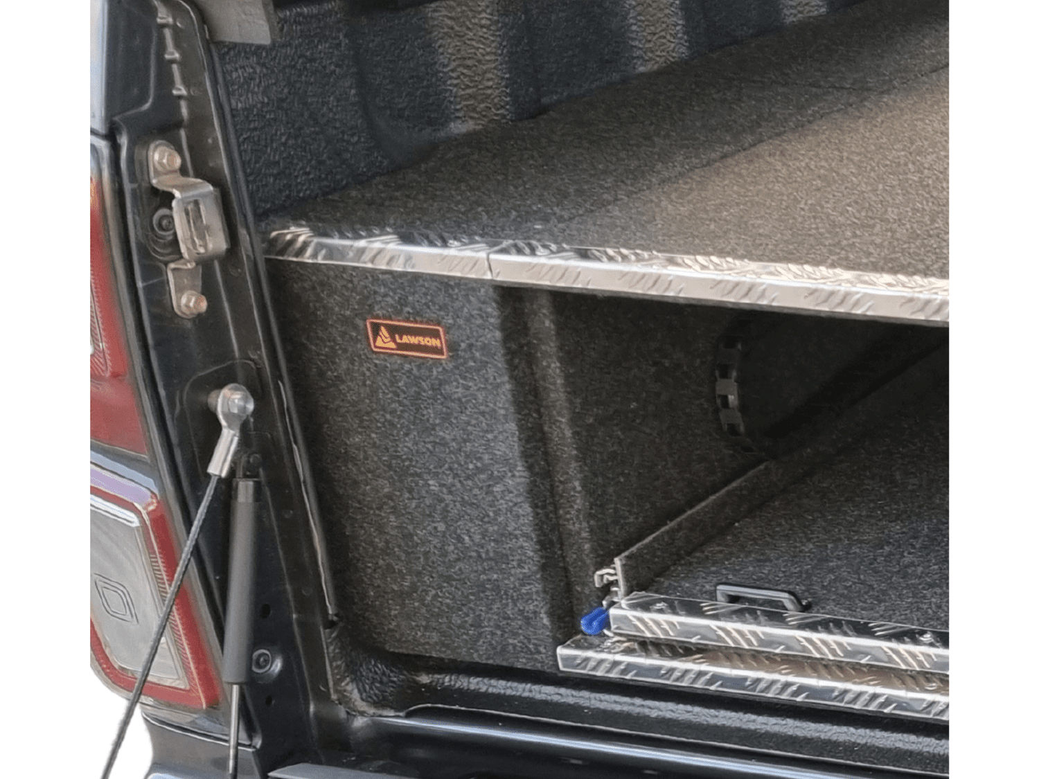 Ford Ranger Roller drawers and fridge slide systems with fridge hutch ...